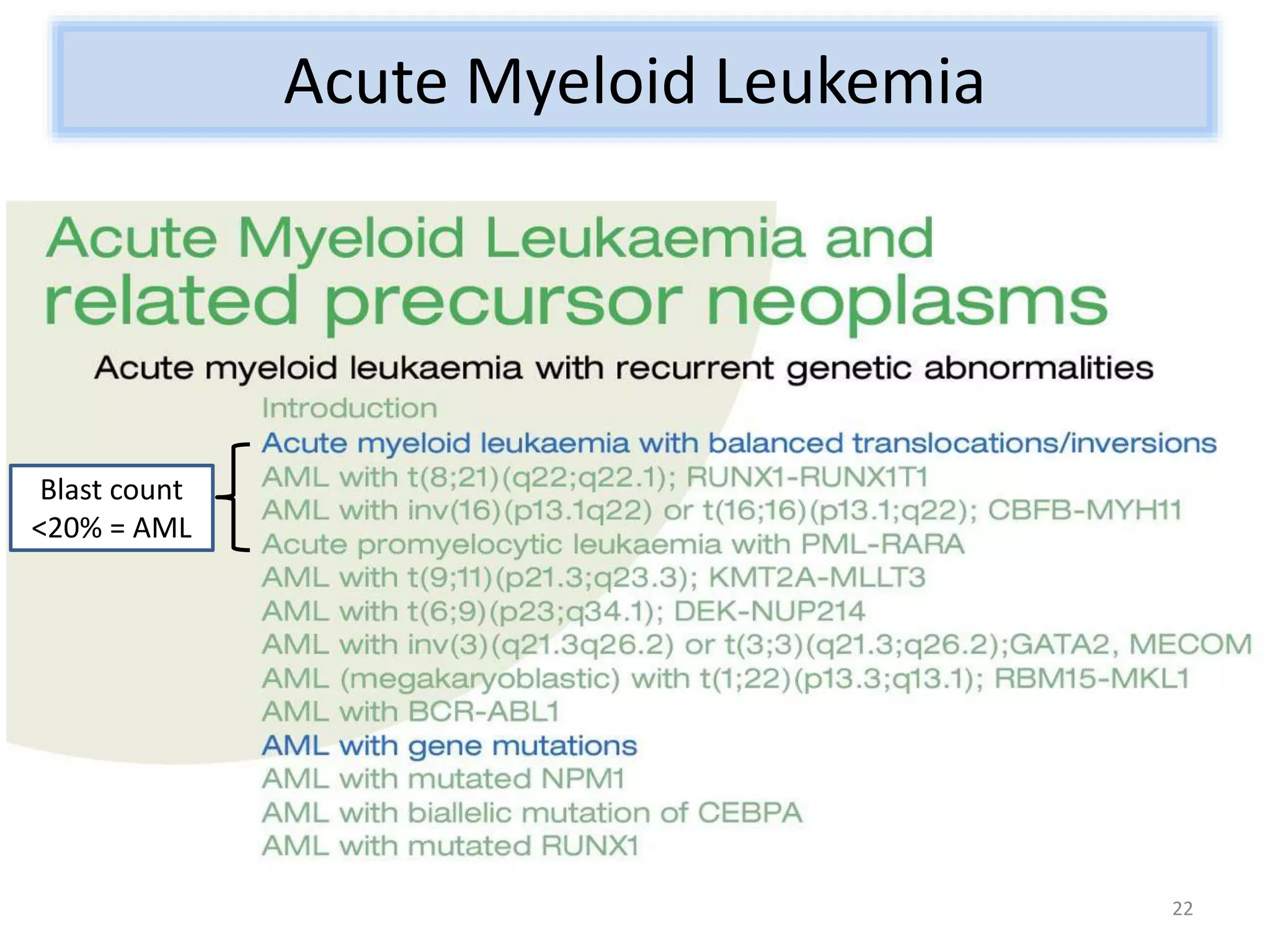 Acute Leukemia Cytogenetics | PPTX