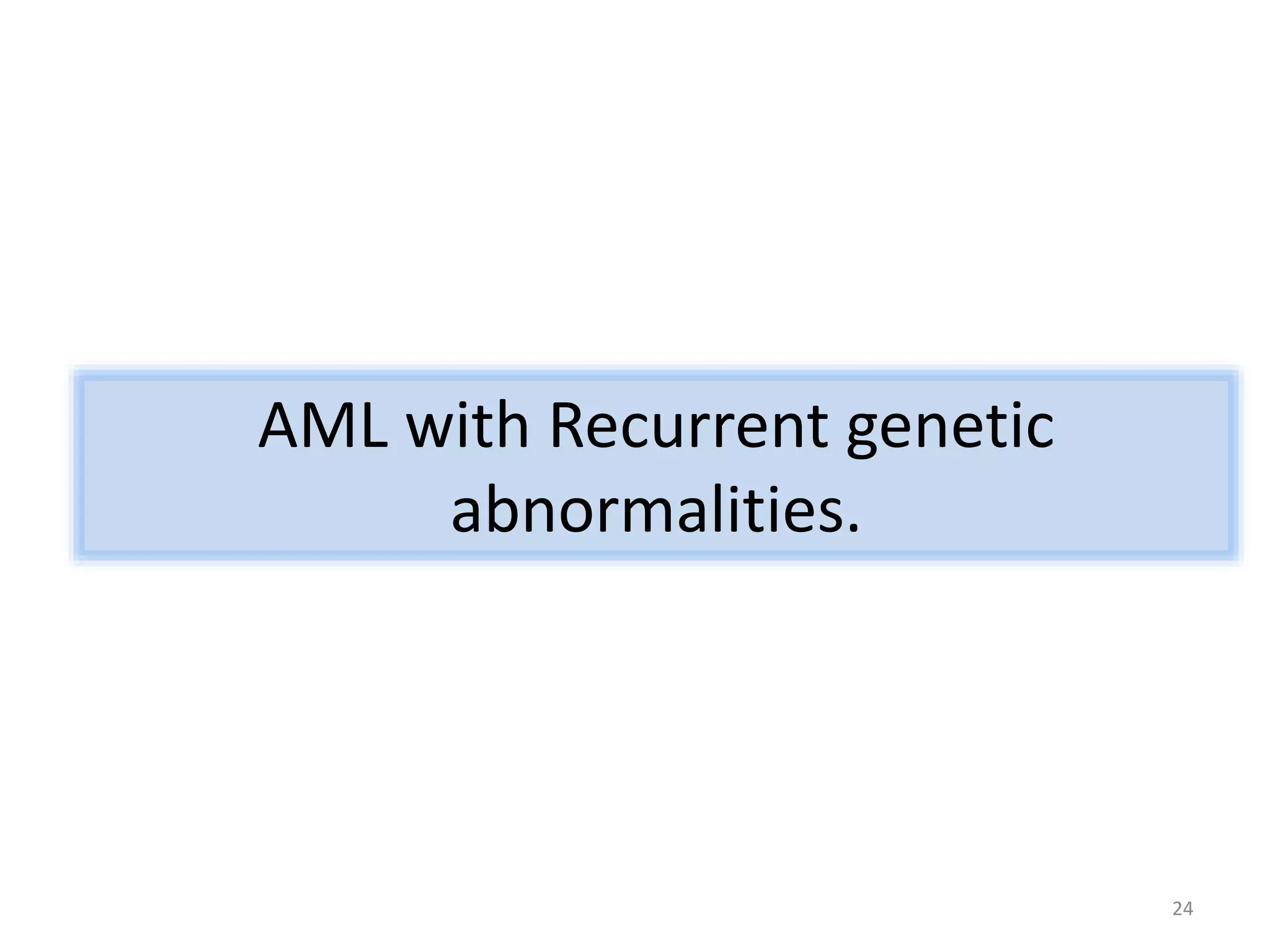 Acute Leukemia Cytogenetics | PPTX
