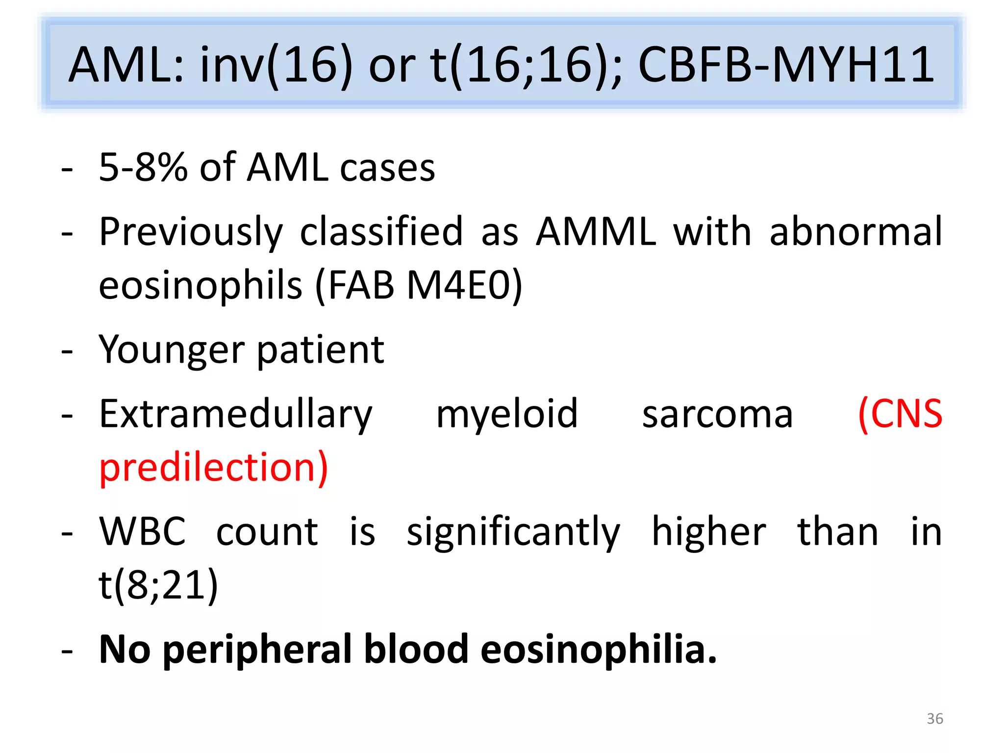 Acute Leukemia Cytogenetics | PPTX