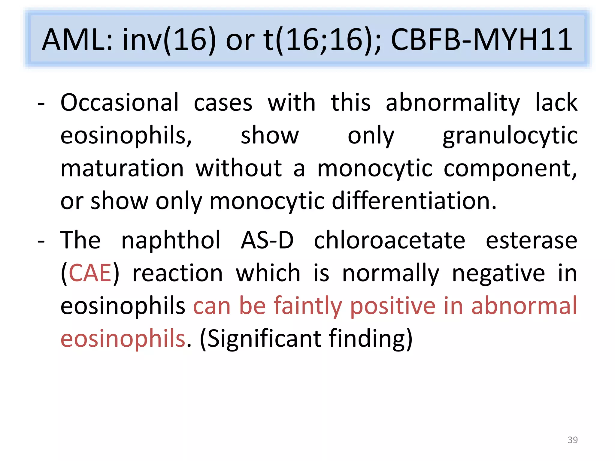 Acute Leukemia Cytogenetics | PPTX