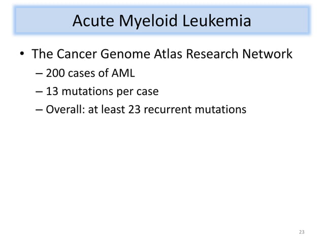 Acute Leukemia Cytogenetics | PPTX