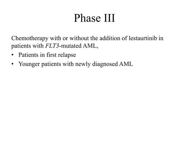 Aml flt3 itd | PPTX | Cancer | Diseases and Conditions