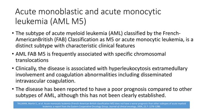 Aml m5 with plasmacytosis kirim | PPT