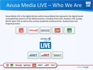 Aml media decks march 2012 | PPT