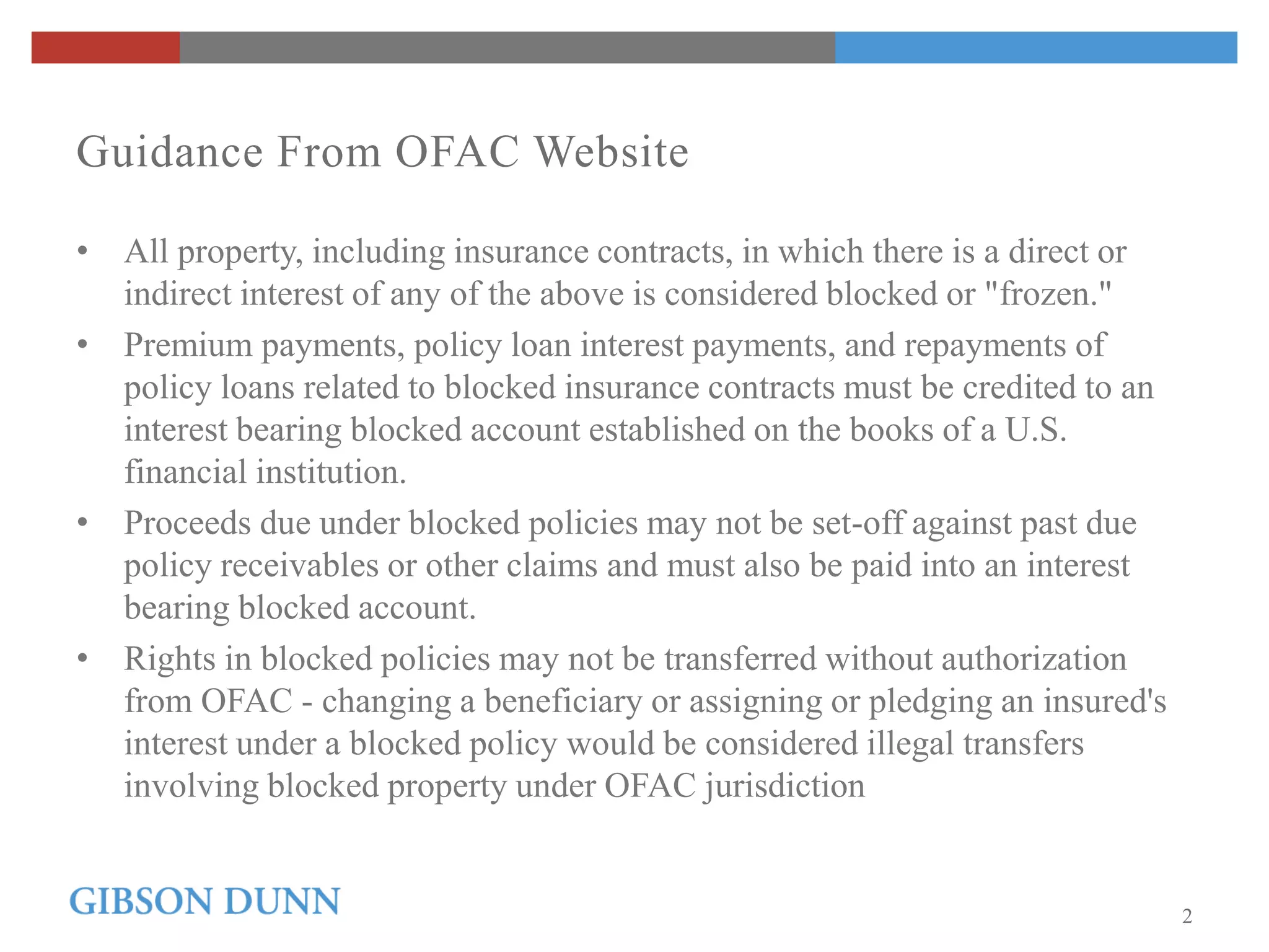 AML and OFAC Compliance for the Insurance Industry - Conference ...