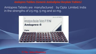 Amlopres Tablets (Generic Amlodipine Besylate Tablets) | PDF