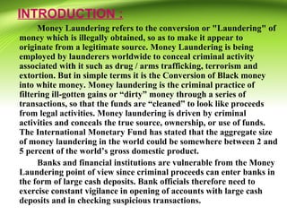 Aml presentation | PPT