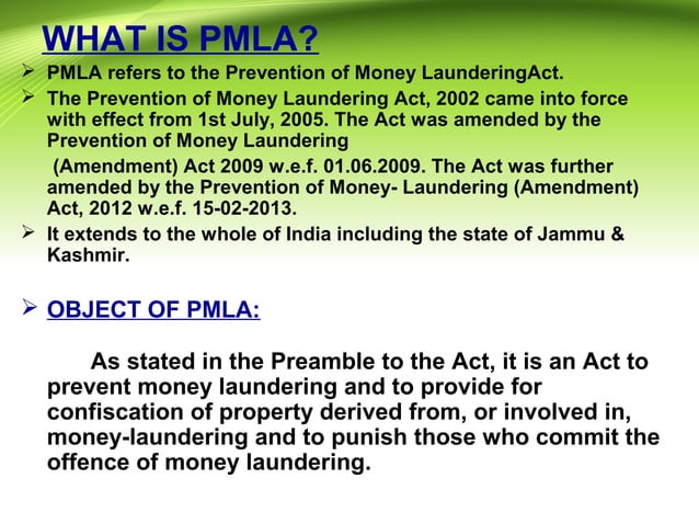 Aml presentation | PPT