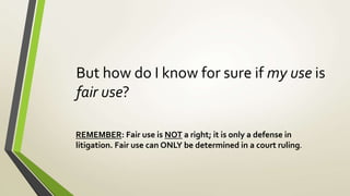 Fair Use | PPTX