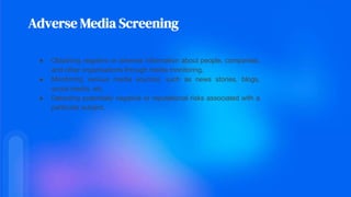 An Overview Of Anti-Money Laundering (AML) Screening | PPTX