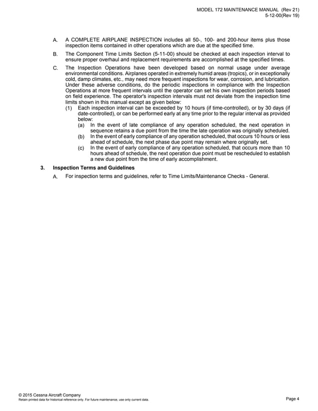 Amm cessna 172 aircraft maintenence manuel | PDF