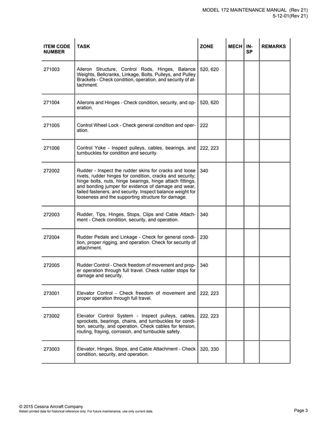 Amm cessna 172 aircraft maintenence manuel | PDF