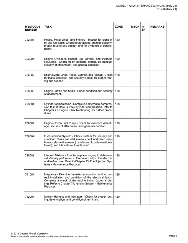 Amm cessna 172 aircraft maintenence manuel | PDF