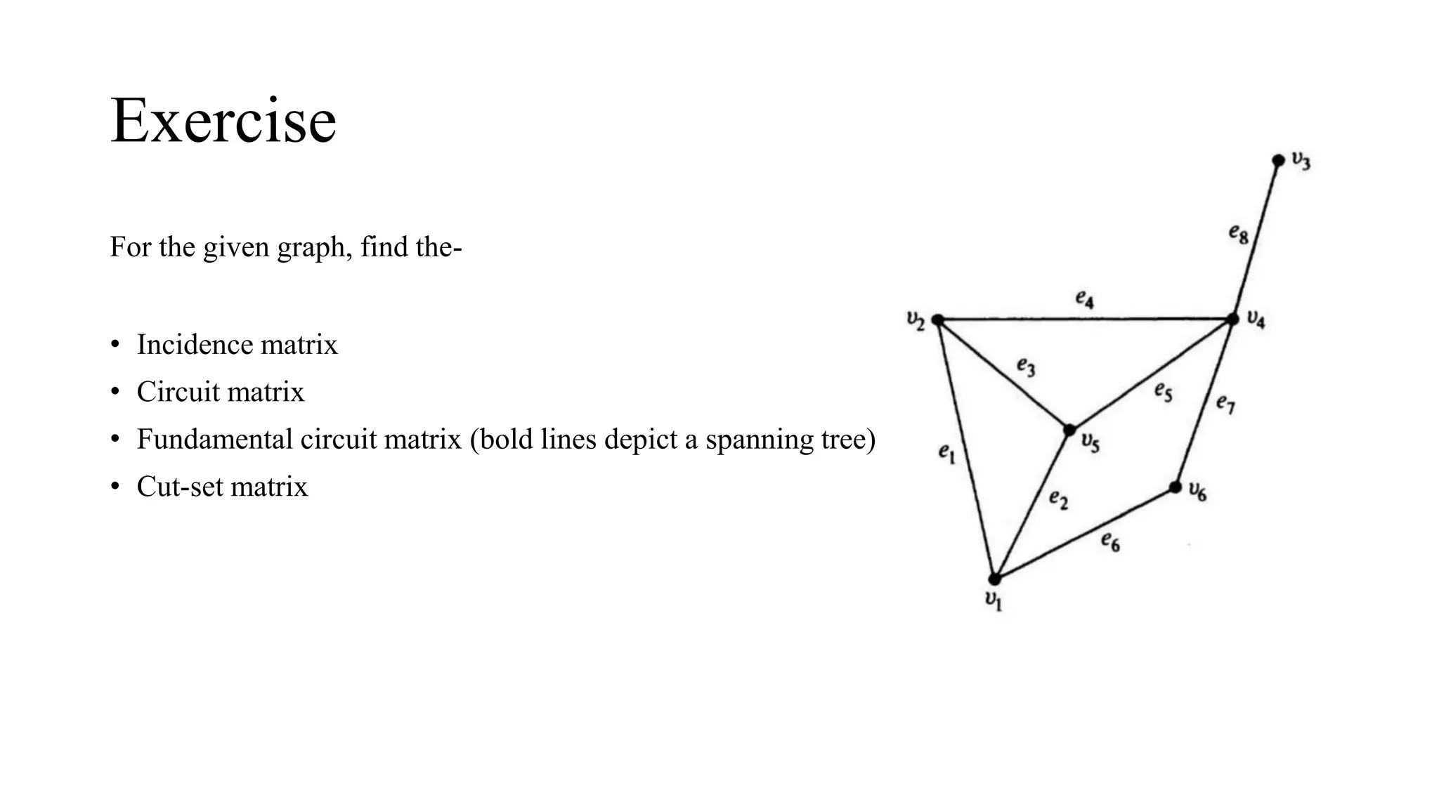 Graph Theory: Matrix representation of graphs | PDF