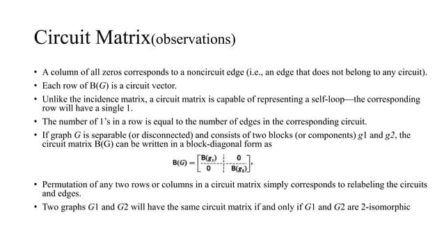 Graph Theory: Matrix representation of graphs | PDF