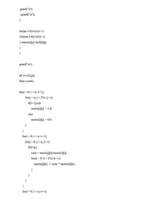 FINITE ELEMENT METHOD (FEM) coding using C PROGRAMMING | PDF