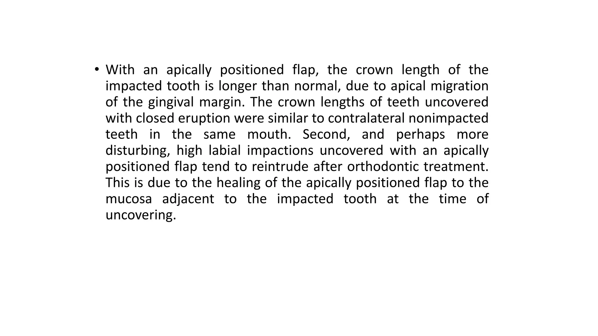 surgical and orthodontic management of impacted maxillary canines part ...