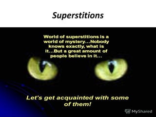 superstitions | PPT