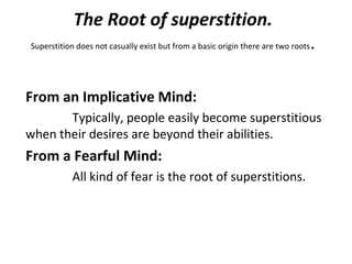 superstitions | PPT