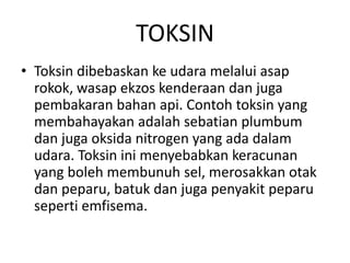 BAHAN PENCEMARAN DAN PEPARU | PPT