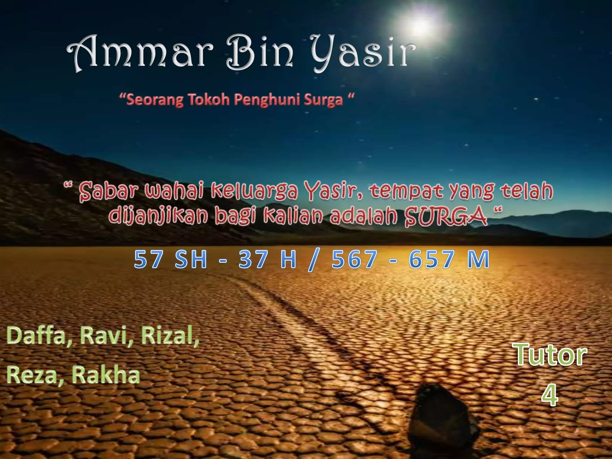 Ammar bin yasir | PPTX