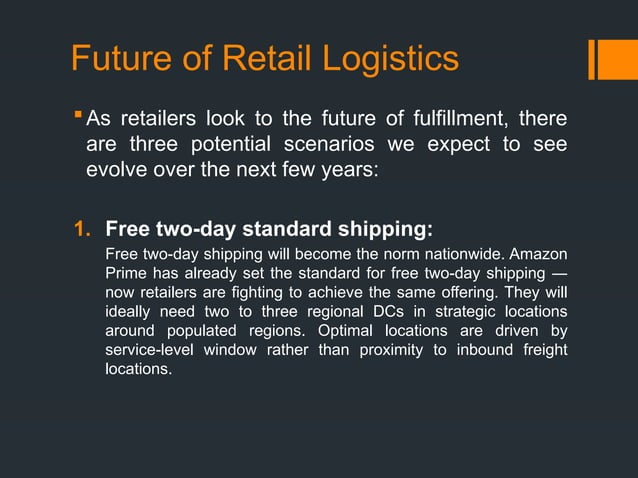 Ammar Retail Logistics Presentation for MS | PPT