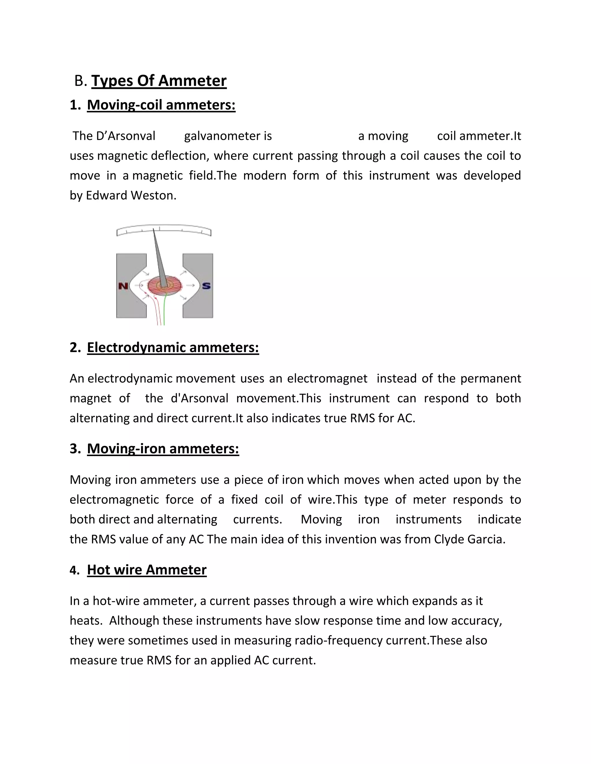 Ammeter | DOCX
