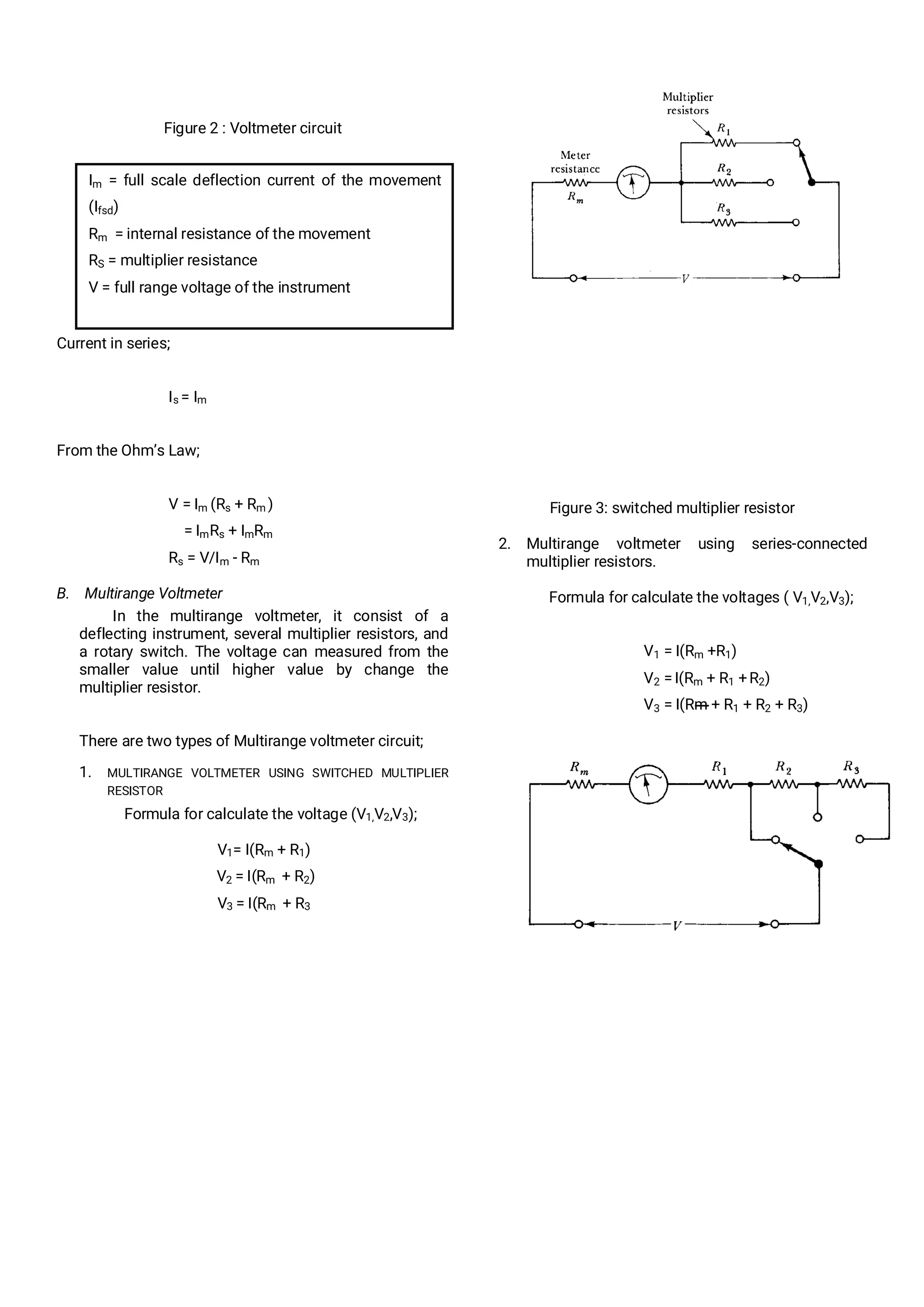 ammeter and voltmeter presentation. For college pdf | PDF