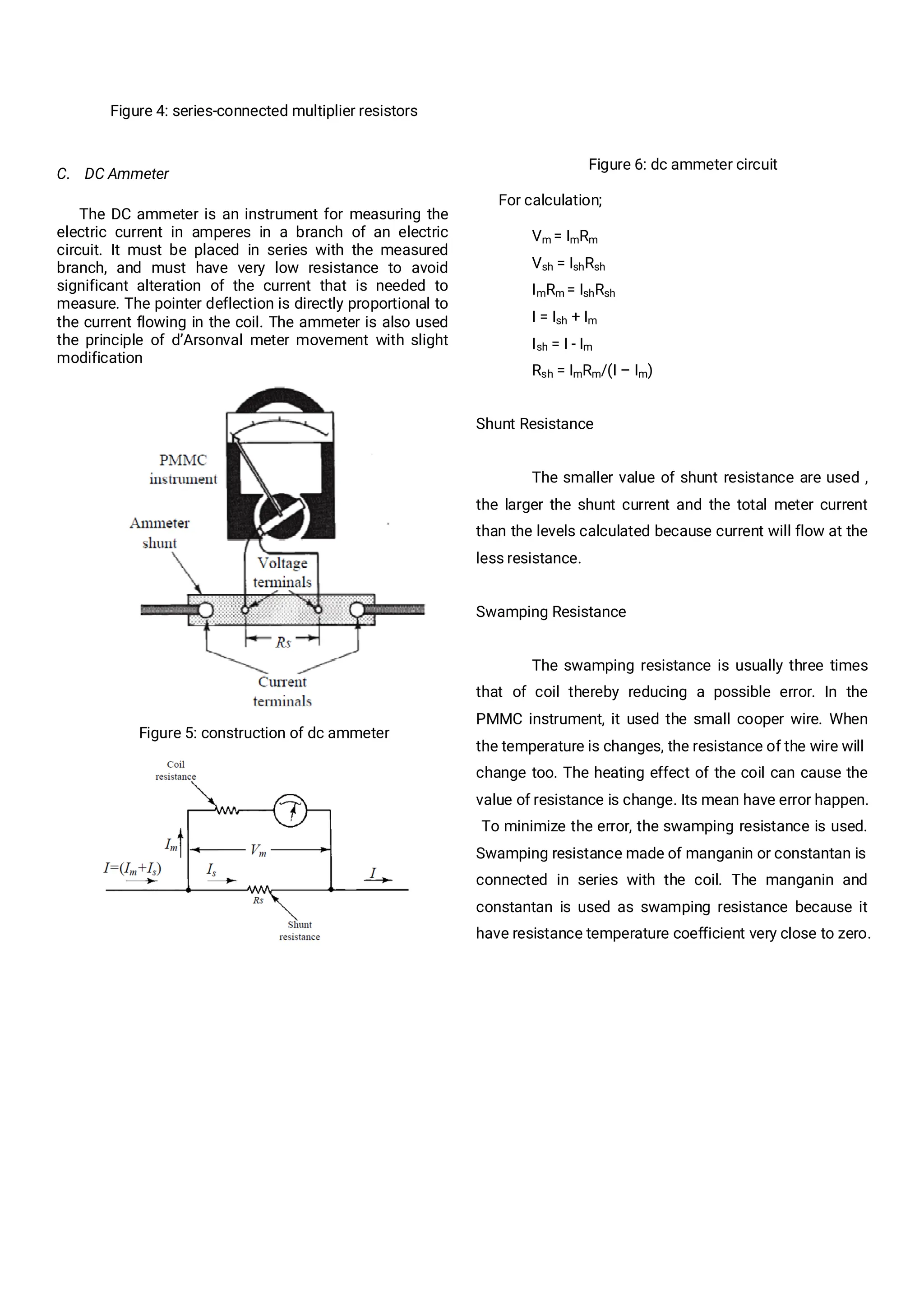 ammeter and voltmeter presentation. For college pdf | PDF