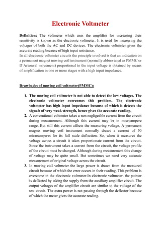 ammeter and voltmeter presentation. For college pdf | PDF