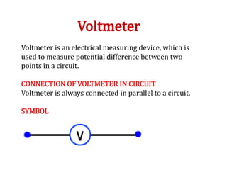 ammeter and voltmeter presentation. For college pdf | PDF