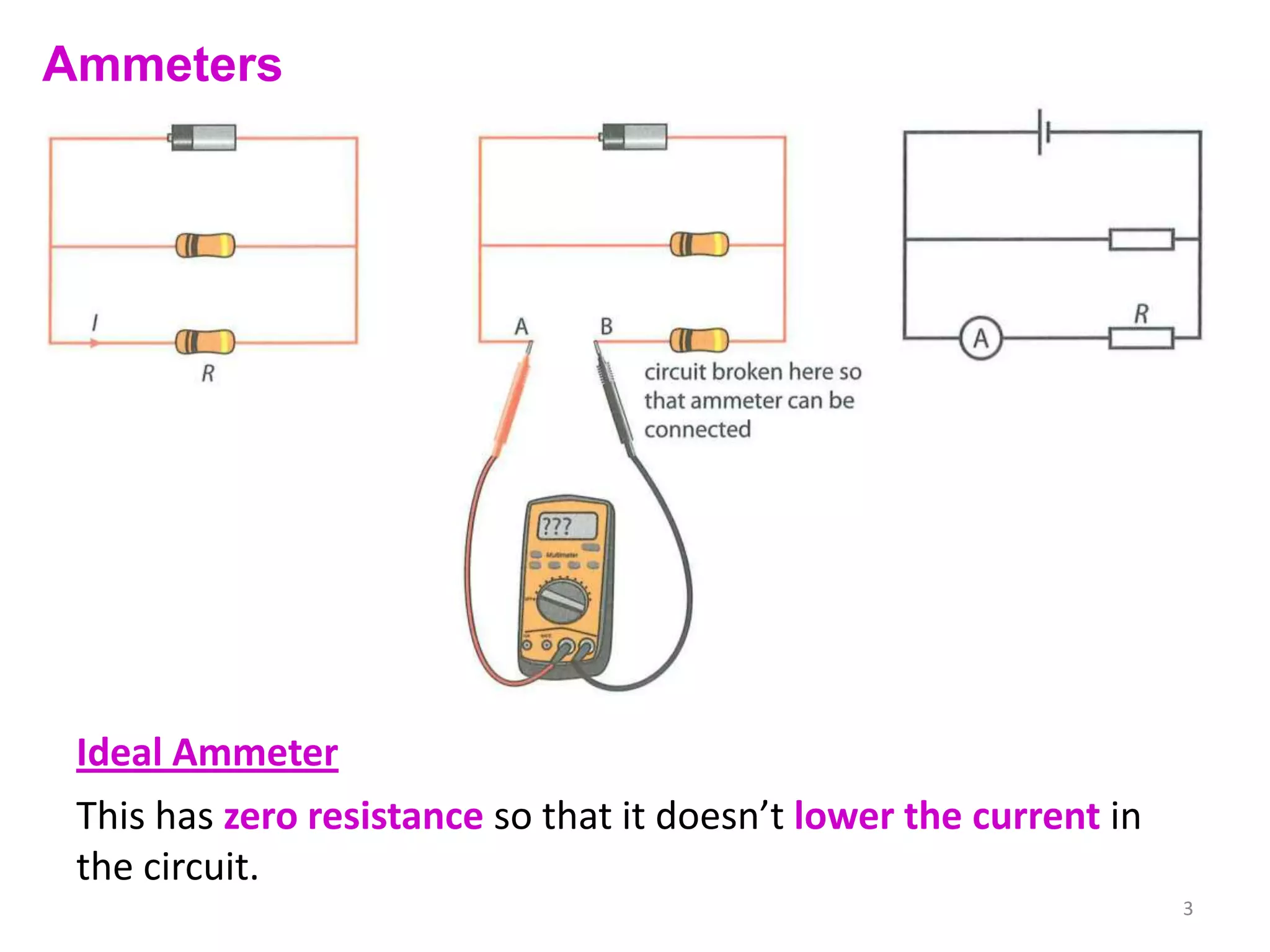 5.2 - Ammeters, Voltmeters & Potential Dividers | PPTX