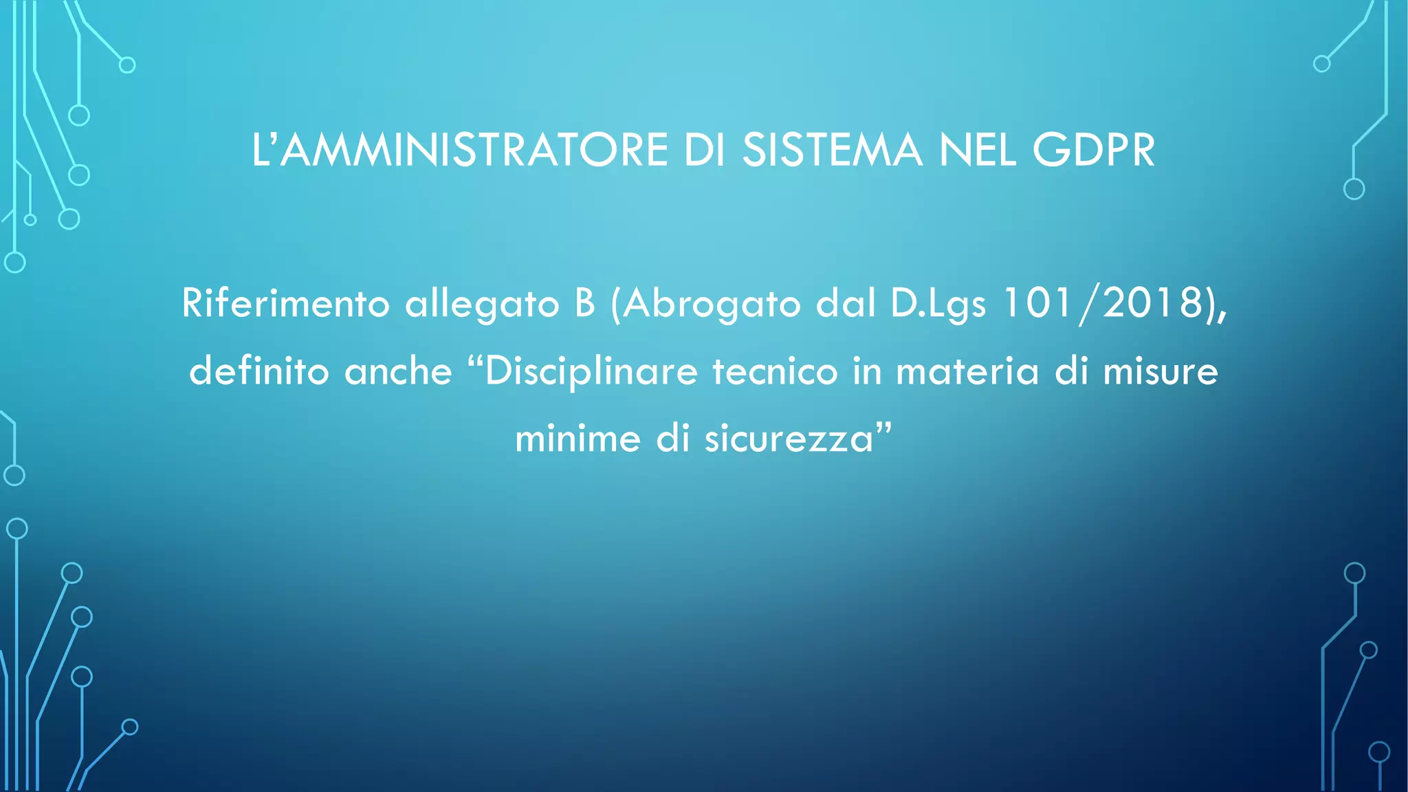 Amministratore di sistema | PDF