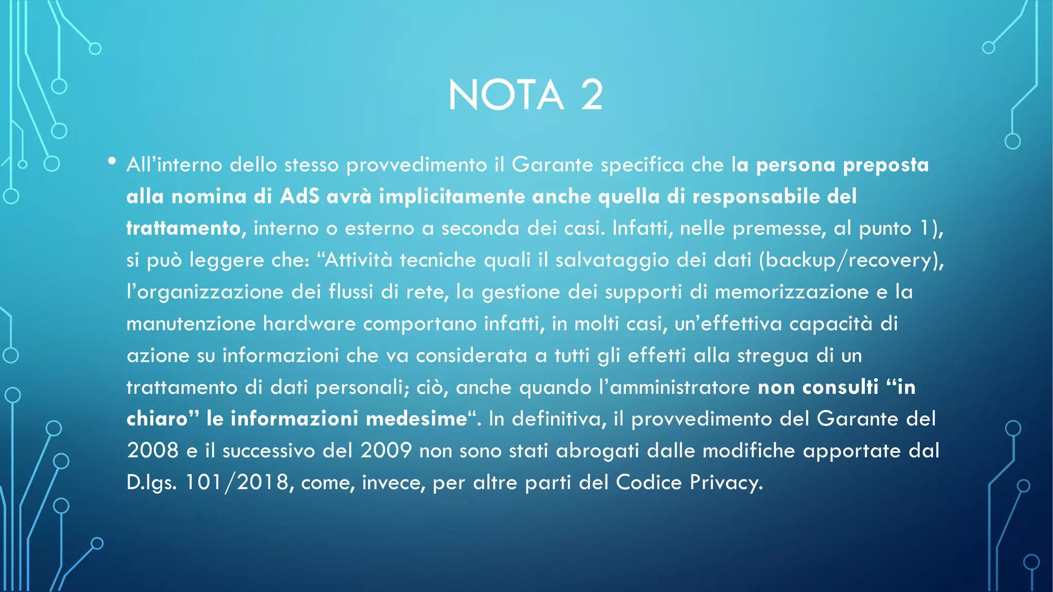 Amministratore di sistema | PDF
