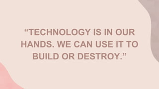 technology boon or bane for ttl 1 report.pptx