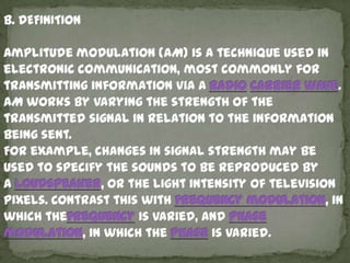 Am modulator | PPTX