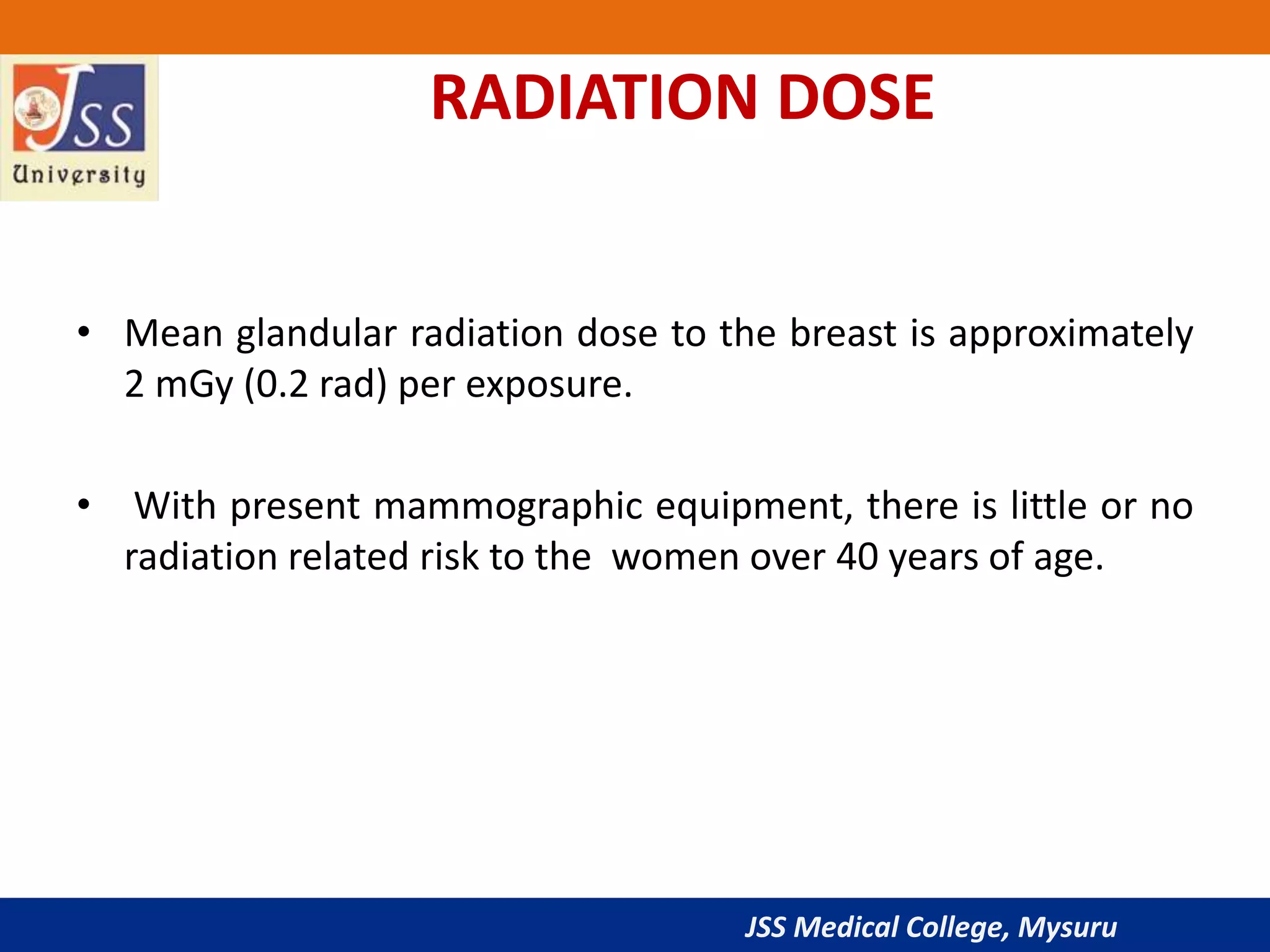 Mammography technique | PPTX
