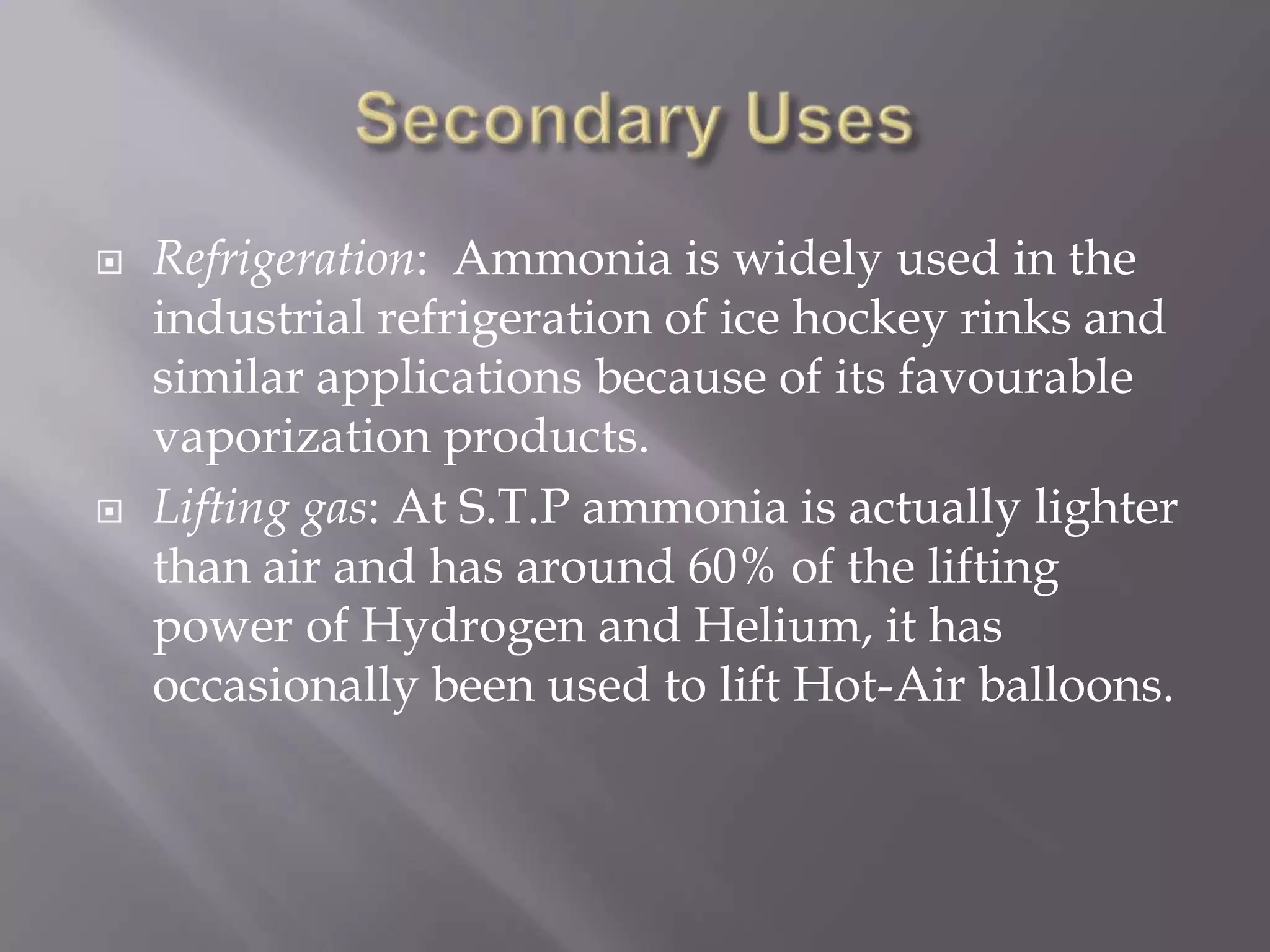 Ammonia | PPTX