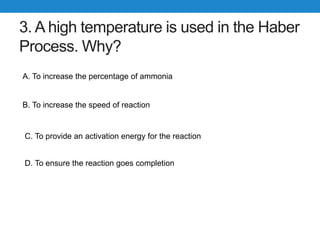 Ammonia: Chemistry O Level | PPTX