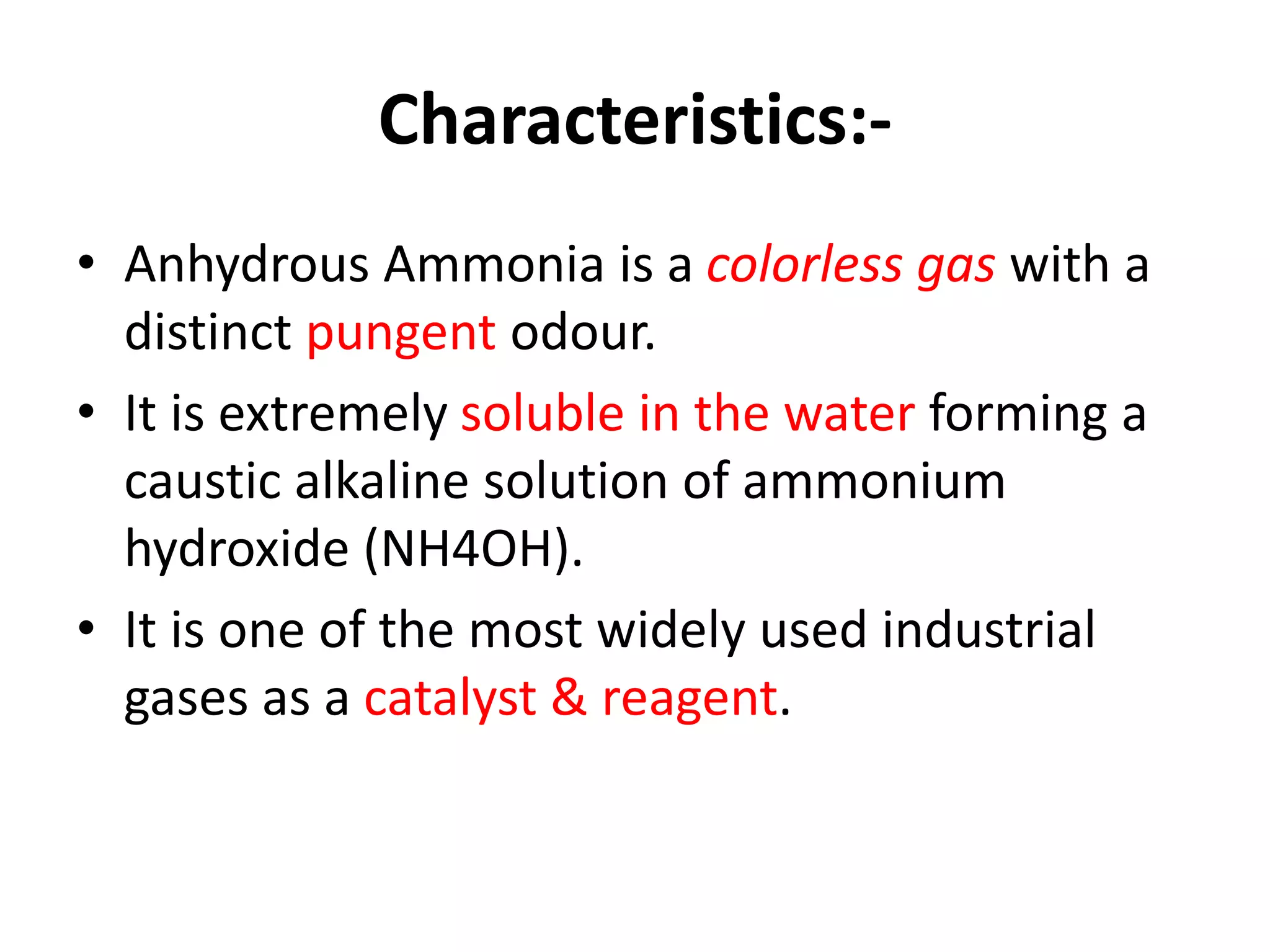 Ammonia | PPTX