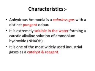 Ammonia | PPTX