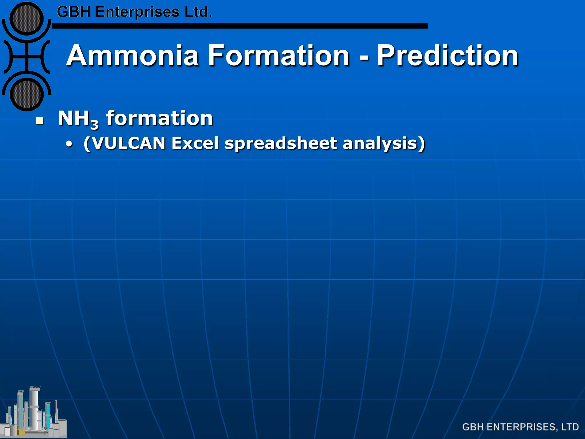 Ammonia Formation over Steam Reforming Catalysts | PDF