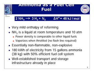 Ammonia Full Cell | PDF