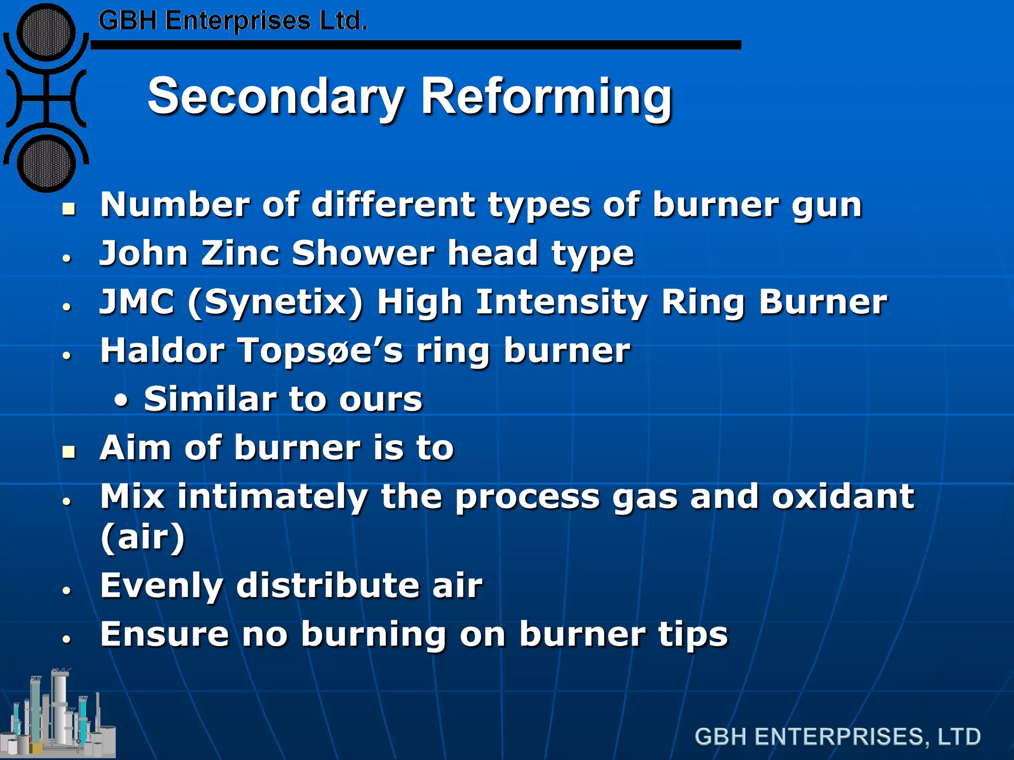 Ammonia Plant - Secondary Reforming | PDF