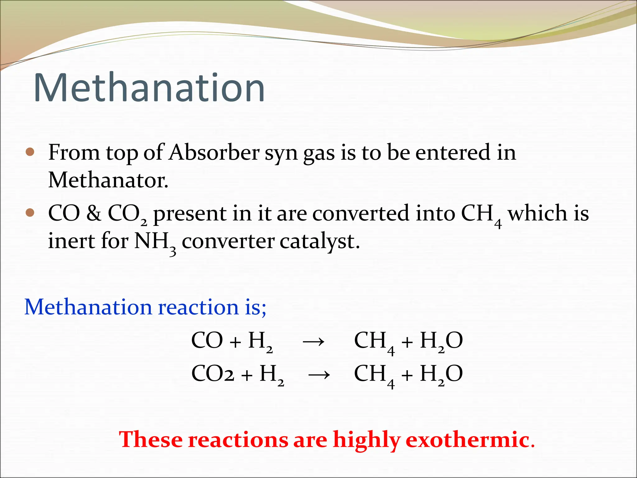 Ammonia Presentation On the Urea Ammonia Plant | PPT