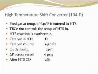 Ammonia Presentation On the Urea Ammonia Plant | PPT
