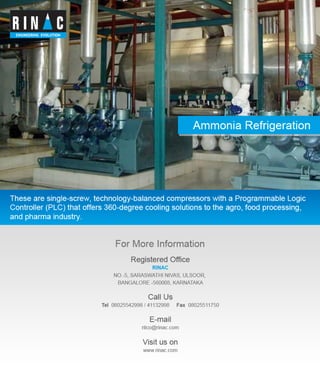 Ammonia refrigeration | PDF