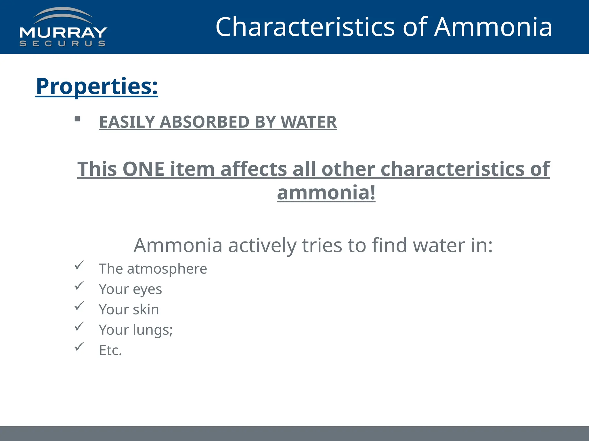 Ammonia Handling Safety Awareness Presentation | PPT