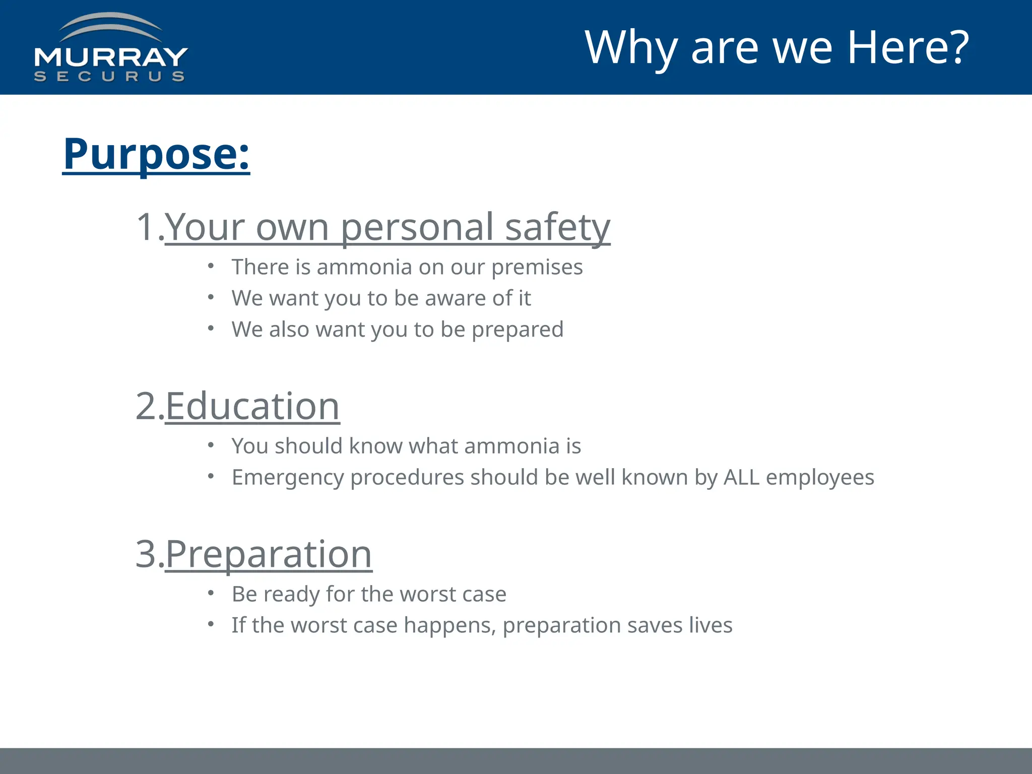 Ammonia Handling Safety Awareness Presentation | PPT