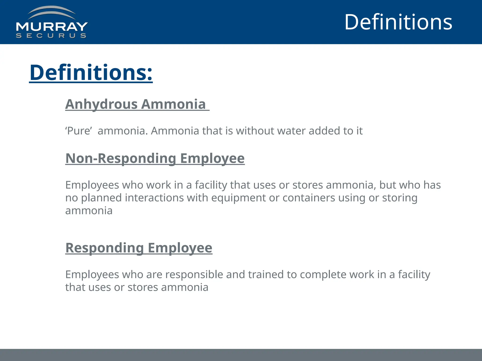 Ammonia Handling Safety Awareness Presentation | PPT